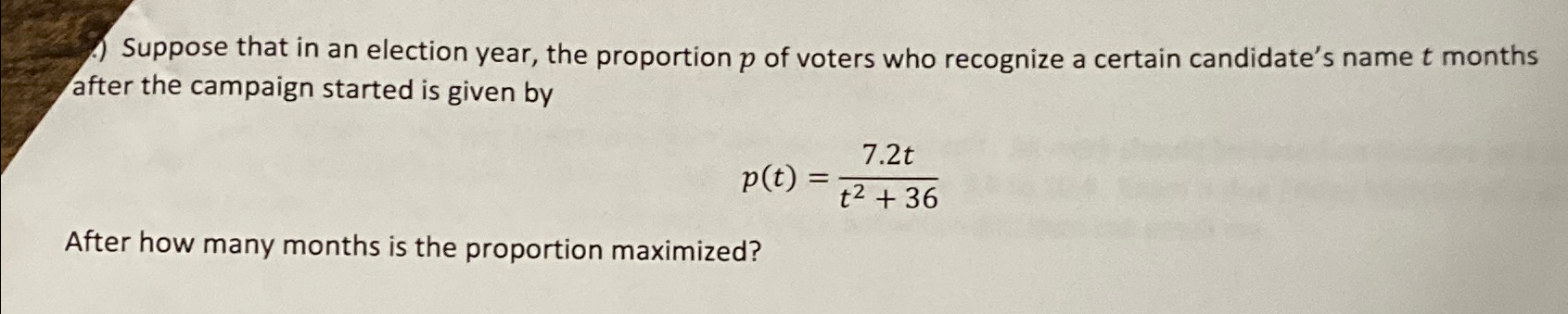 Solved A Suppose that in an election year, the proportion p | Chegg.com
