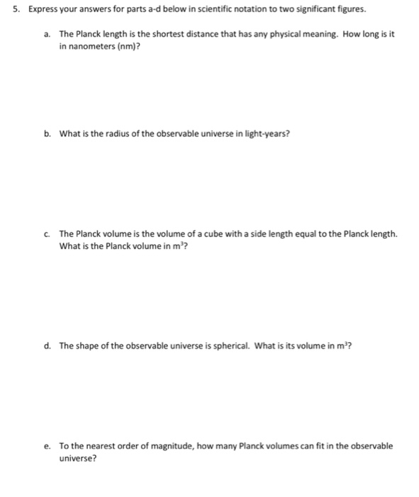 Solved 5. Express your answers for parts a-d below in | Chegg.com