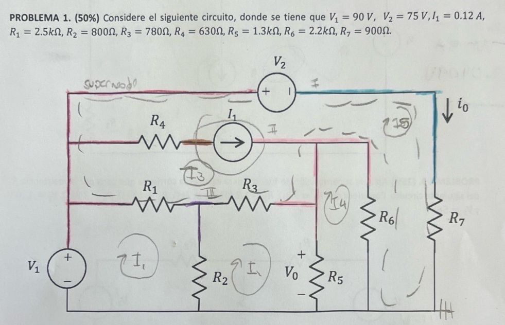 Solved Considere el siguiente circuito, por superposicion, | Chegg.com