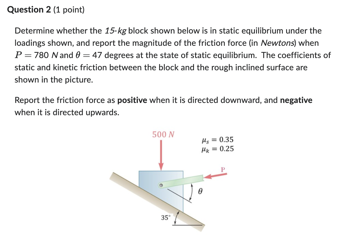 Solved Question 2 (1 ﻿point) ﻿Determine whether the | Chegg.com