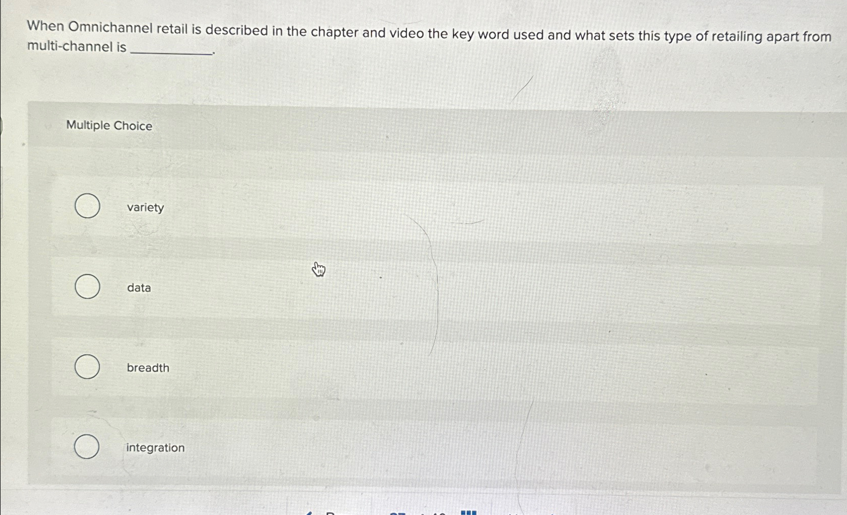 Solved When Omnichannel retail is described in the chapter | Chegg.com