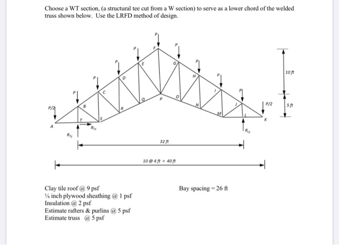 Choose a WT section, (a structural tee cut from a W | Chegg.com