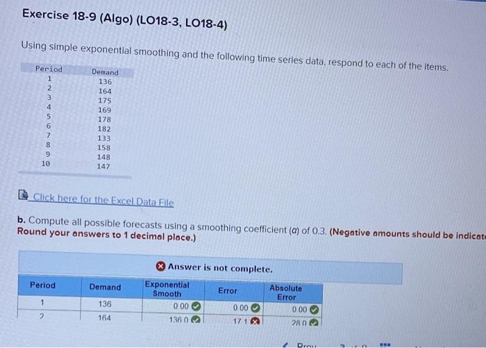 Solved Exercise 18-9 (Algo) (LO18-3, LO18-4) Using simple | Chegg.com Solved Exercise 18-9 (Algo) (LO18-3, LO18-4) Using simple | Chegg.com