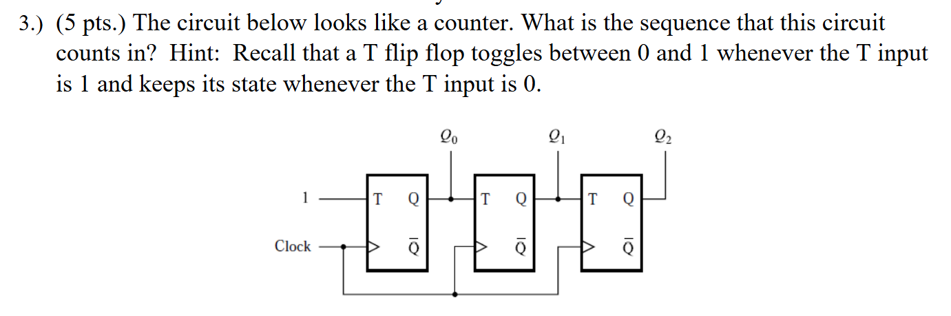 Solved 3.) ( 5 ﻿pts .) ﻿The circuit below looks like a | Chegg.com