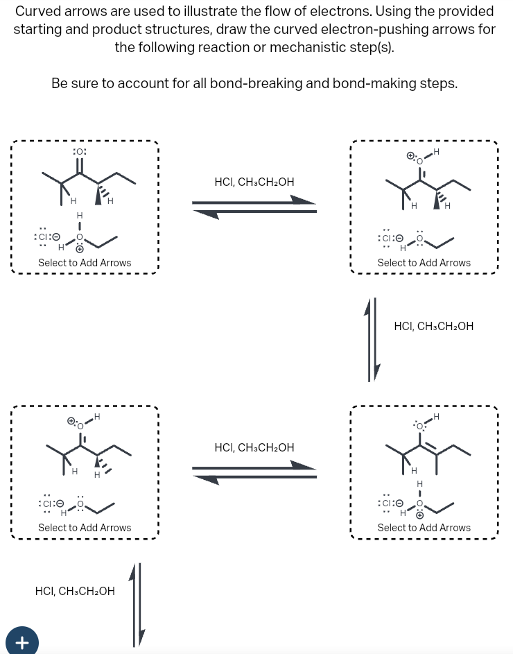 Solved Curved arrows are used to ﻿illustrate the flow of | Chegg.com