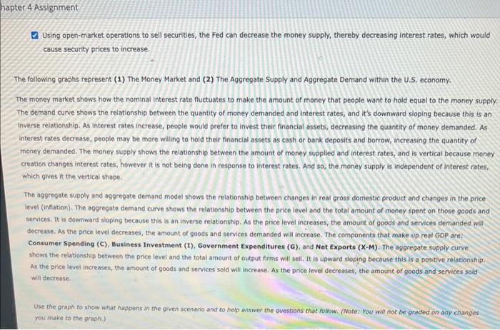 Solved 3. How the Fed influences the money supply Which of | Chegg.com