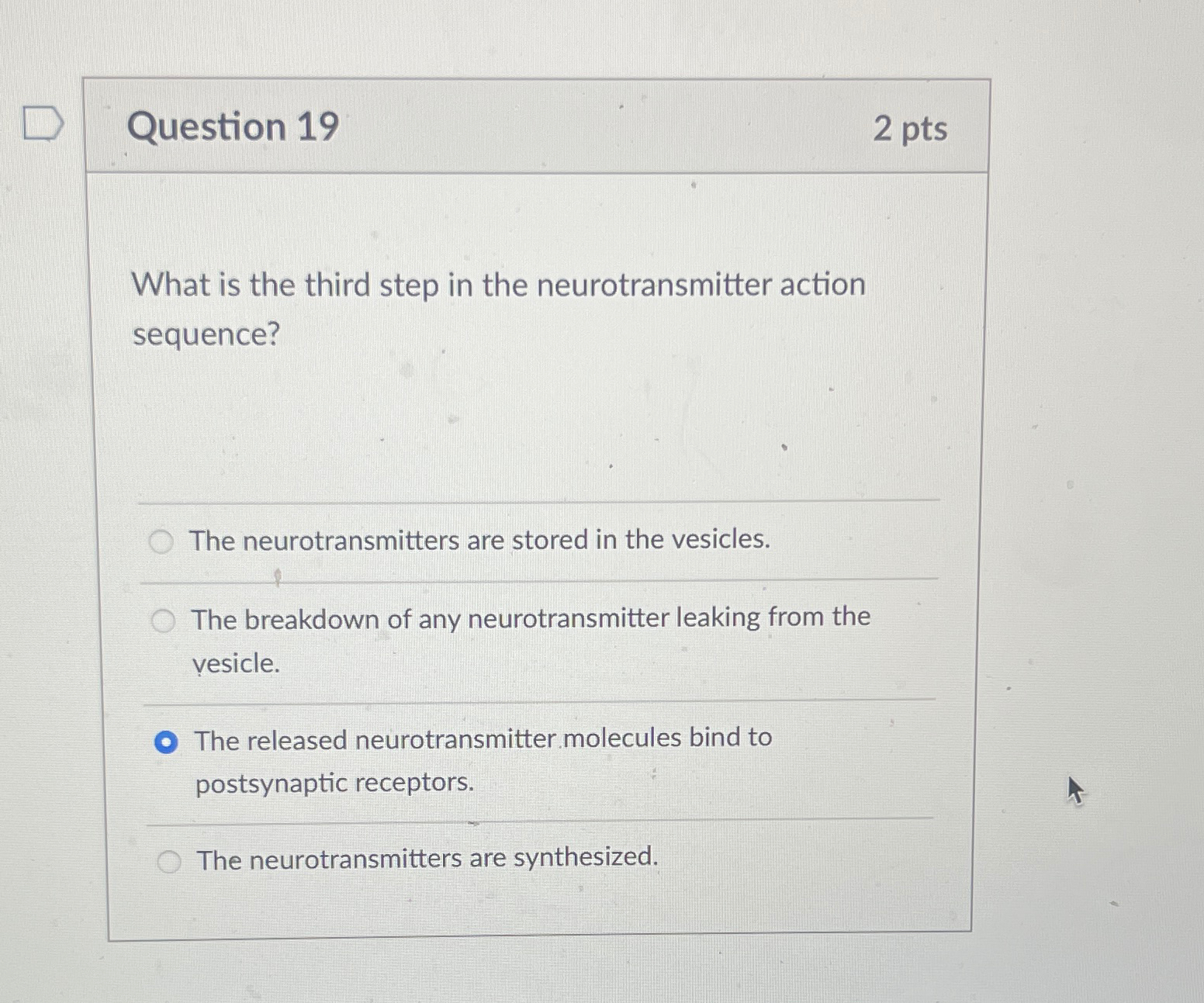 Solved Question 192 ﻿ptsWhat is the third step in the | Chegg.com