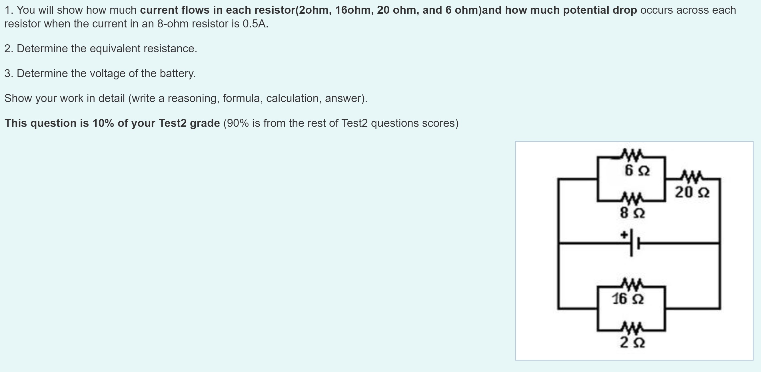 Solved given the diagram, identify the current flows in | Chegg.com