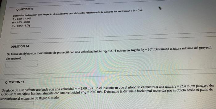 Solved QUESTION 13 Determine la dirección con pecto a la | Chegg.com