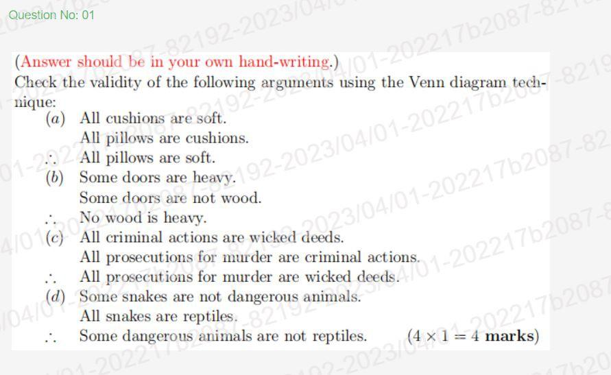 (Answer should be in your own hand-writing.) Check | Chegg.com