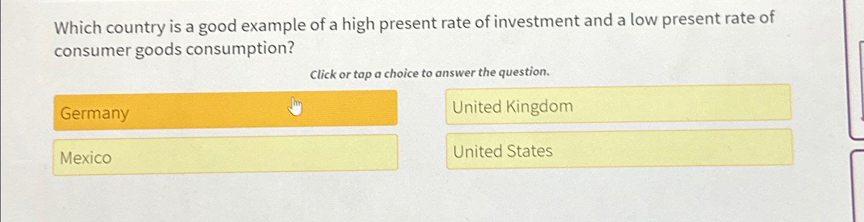 Solved Which country is a good example of a high present | Chegg.com