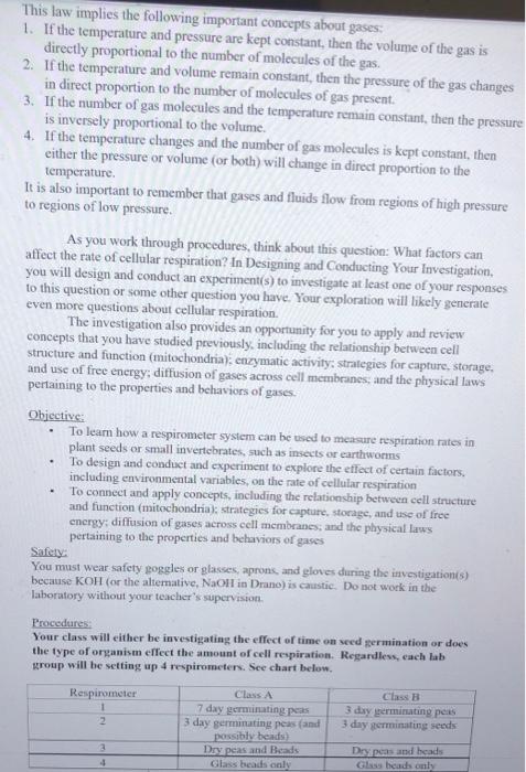 Cellular Processes: Energy and Communication AP Lab | Chegg.com