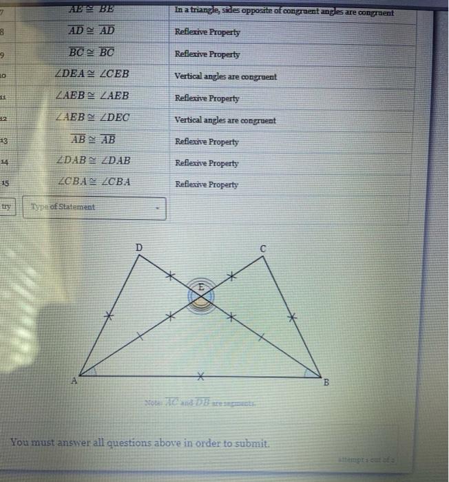 Solved Given: AC BD and ZCABZDBA. Prove: AABC ABAD. Step | Chegg.com