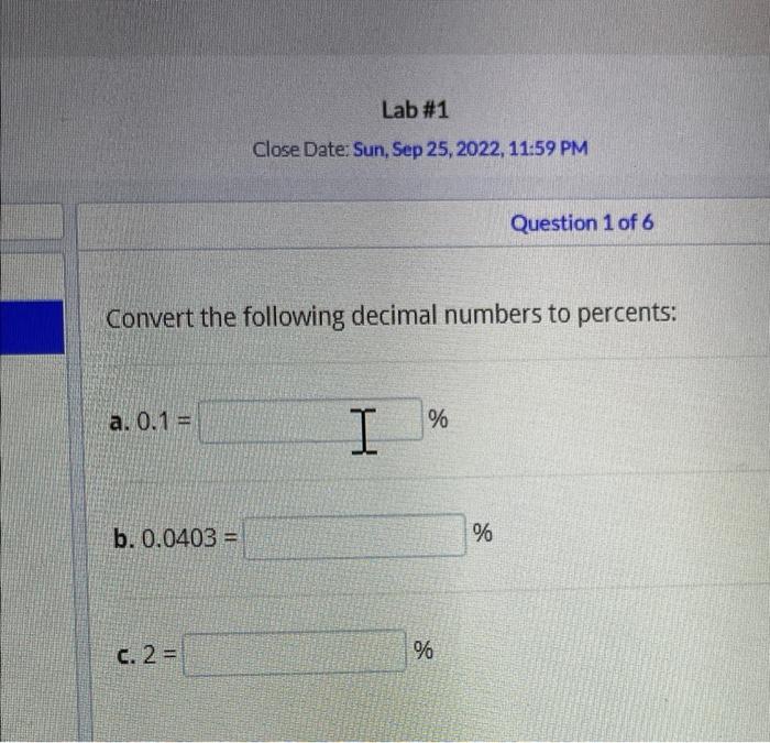 Solved Convert the following decimal numbers to | Chegg.com