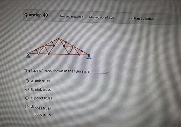 Solved Question 40 Not yet answered Marked out of 1:00 Flag | Chegg.com