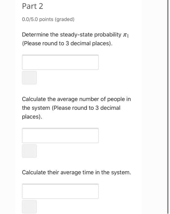 Solved Consider two queueing systems. The first has one | Chegg.com