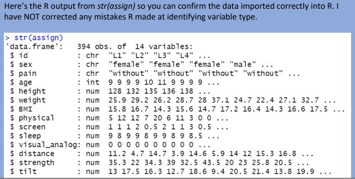 Solved Heres The R Output From Strassign ﻿so You Can 6906