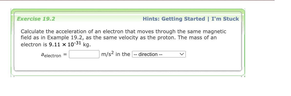 Exercise 19.2Hints: Getting Started | ﻿I'm | Chegg.com