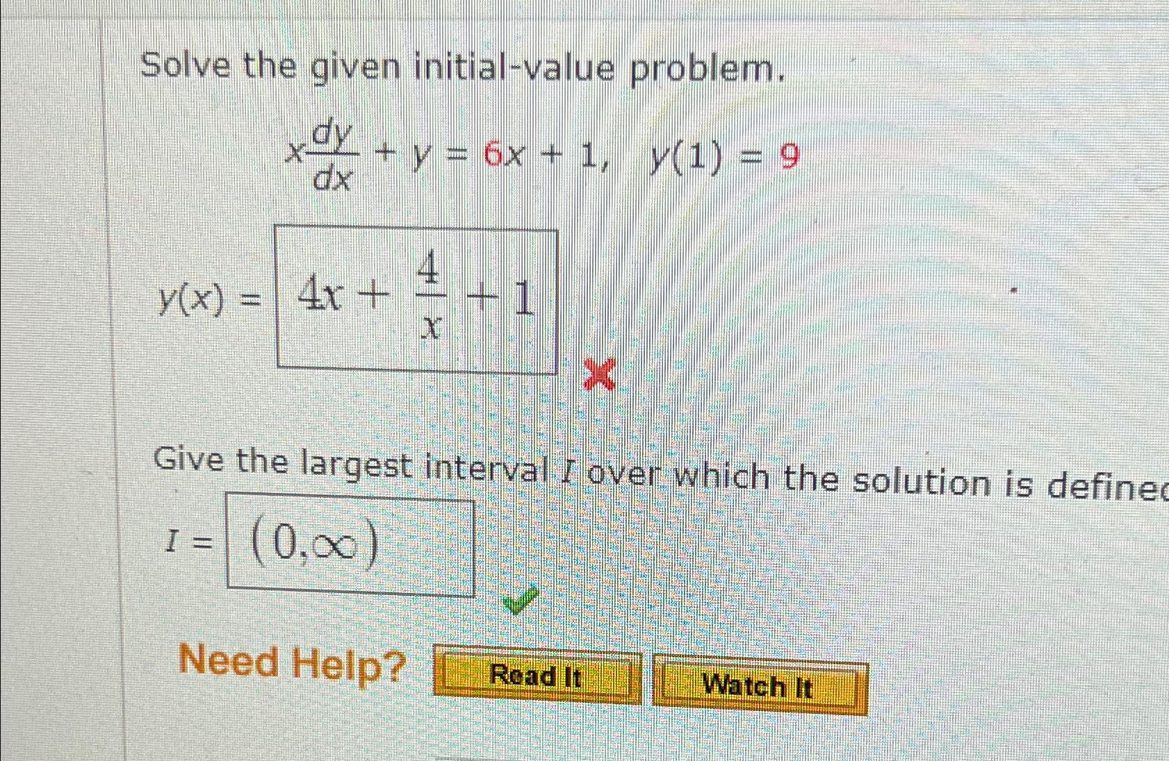 Solved Solve the given initial-value | Chegg.com