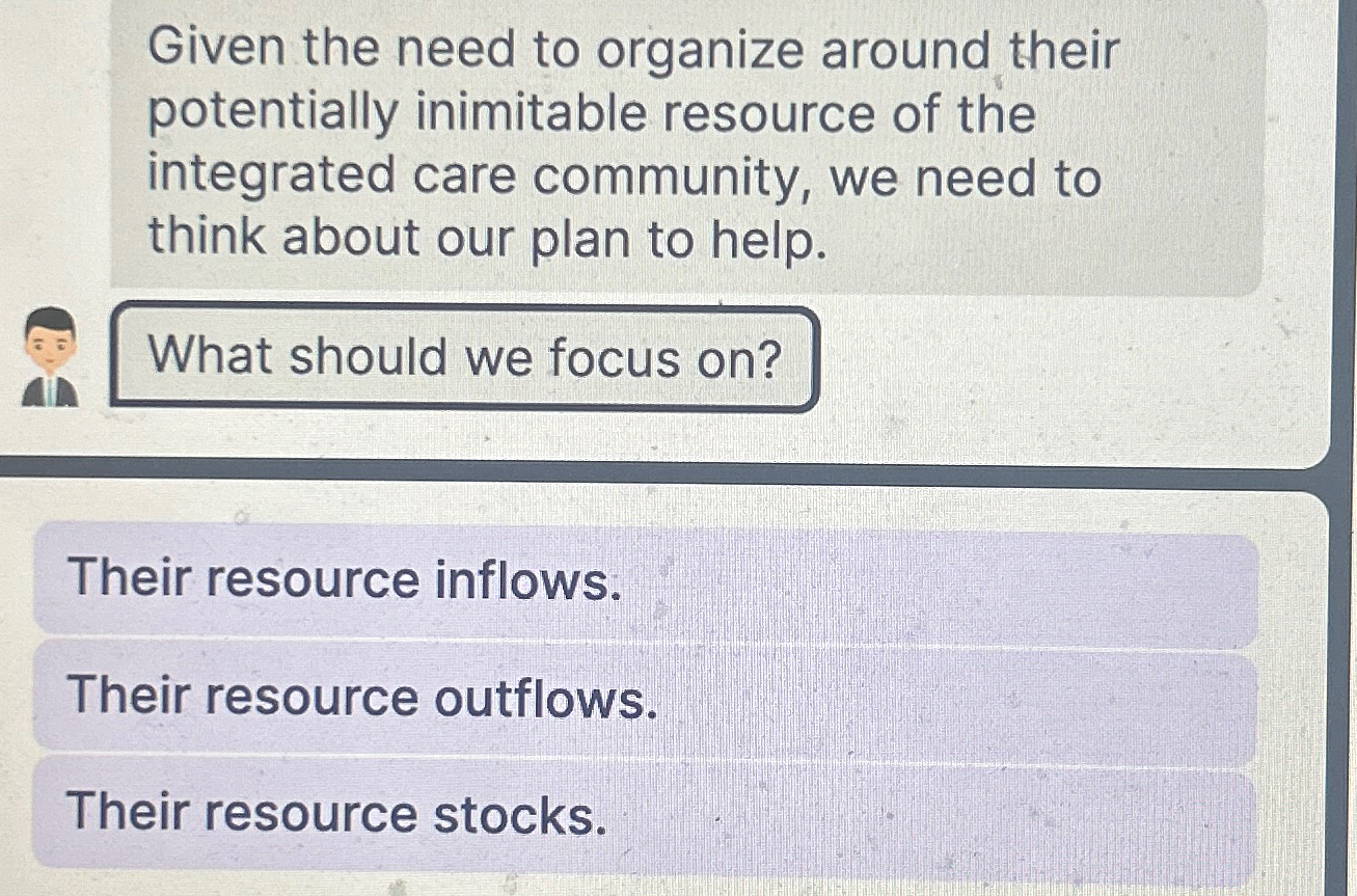 Solved Given the need to organize around their potentially | Chegg.com