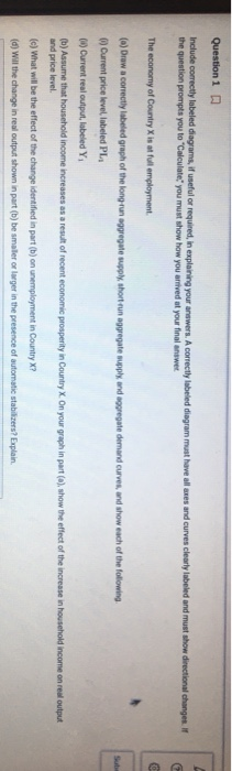 Solved Question 1 Include correctly labeled diagrams, if | Chegg.com