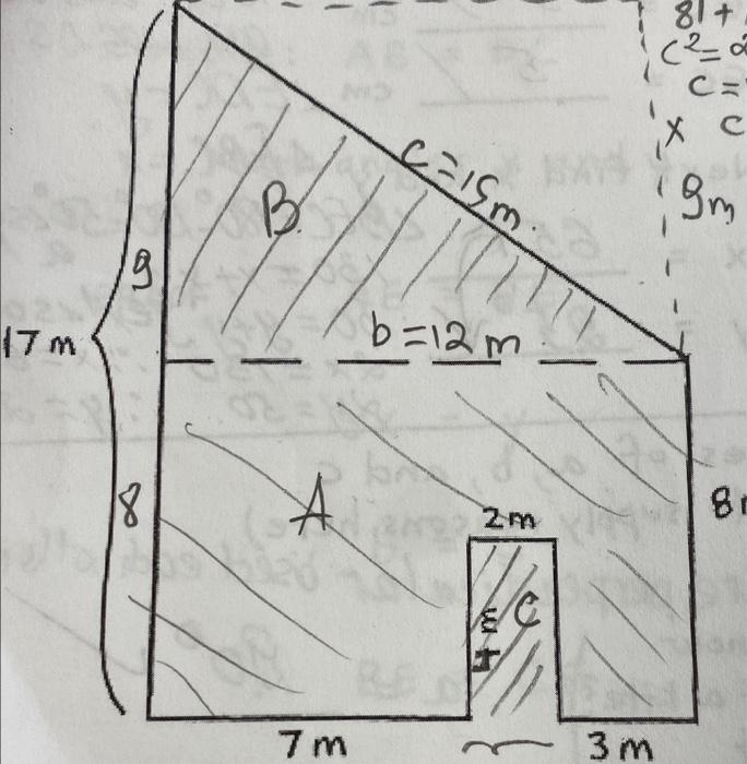 Solved Find the Area and perimeter of the following figure | Chegg.com | Chegg.com