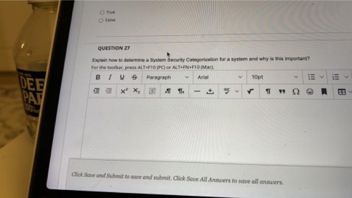 Solved DEF PA QUESTION 24 An ample of the assessment method | Chegg.com