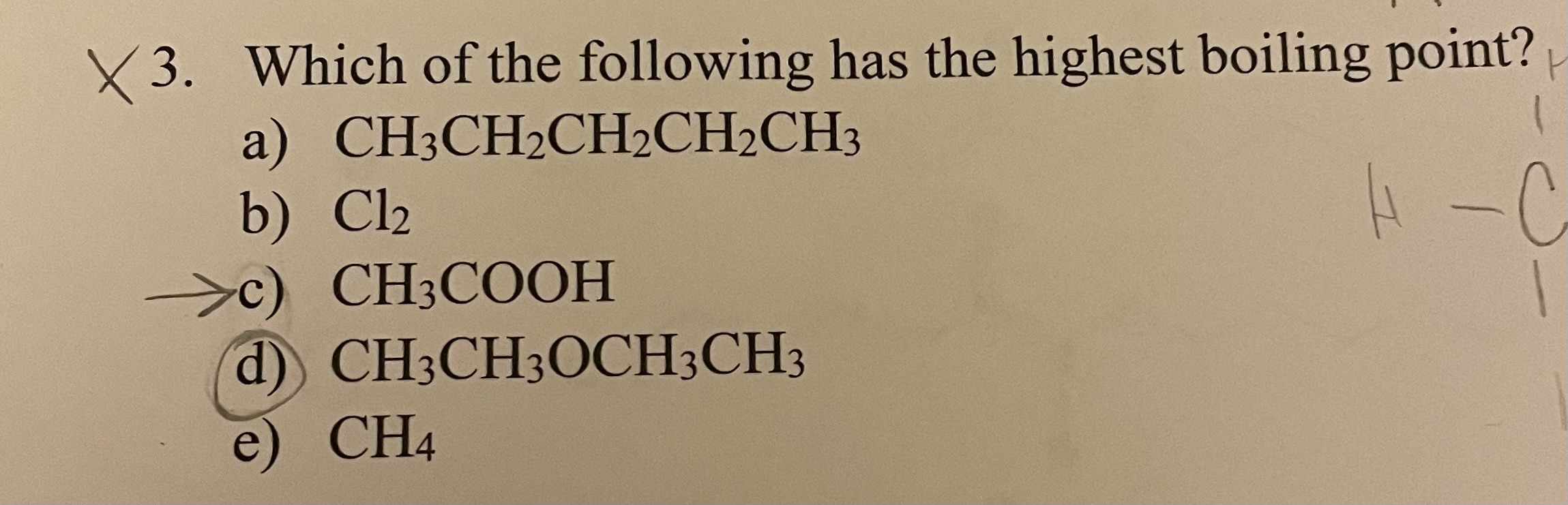 Solved Which of the following has the highest boiling | Chegg.com