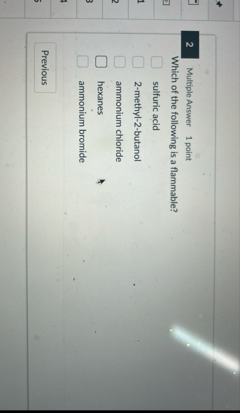 Solved 2Multiple Answer 1 ﻿pointWhich of the following is a | Chegg.com