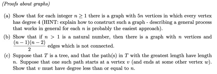 Solved Definition 5.2. A simple undirected loopless graph G | Chegg.com