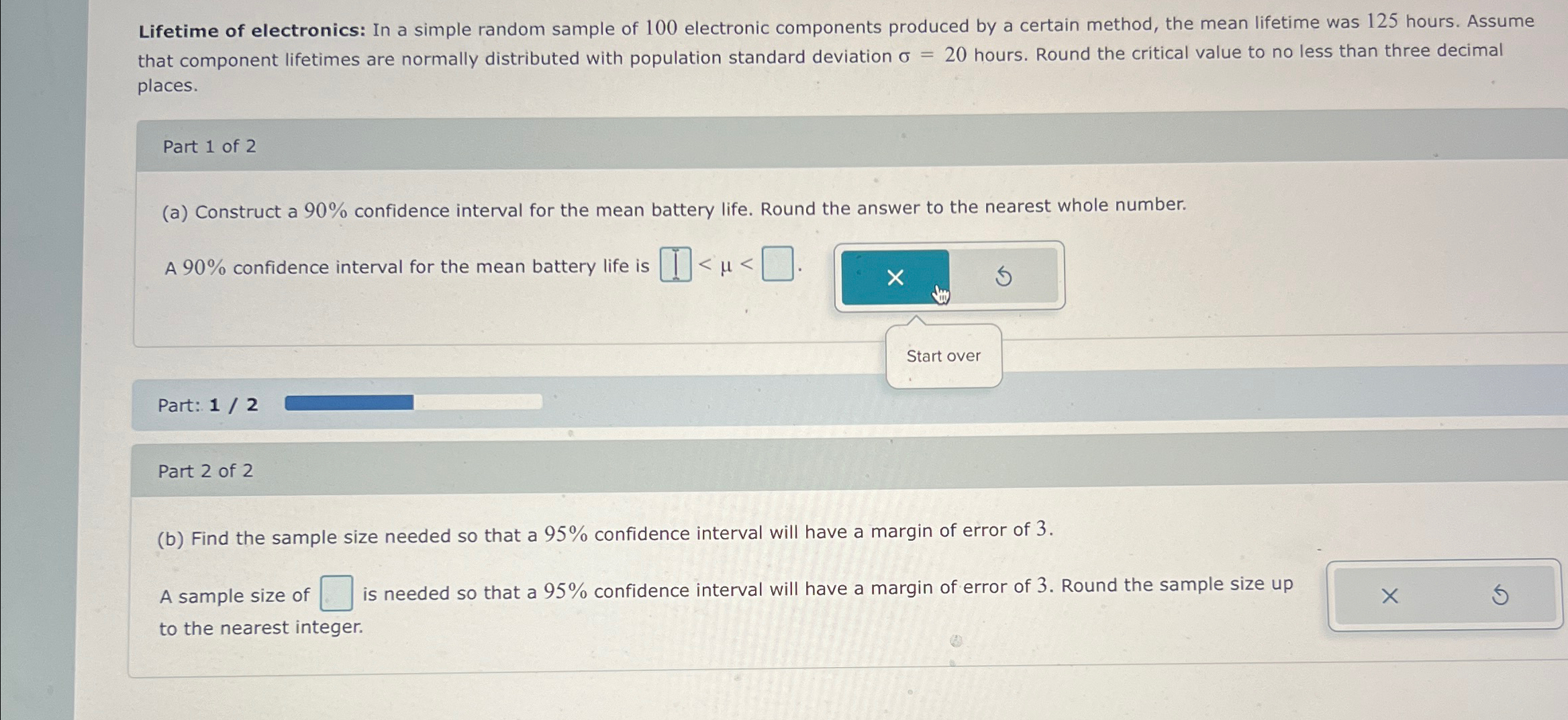 Solved Lifetime of electronics: In a simple random sample of | Chegg.com