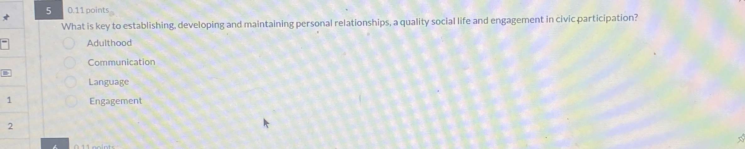 Solved 50.11 ﻿pointsWhat is key to establishing, developing | Chegg.com
