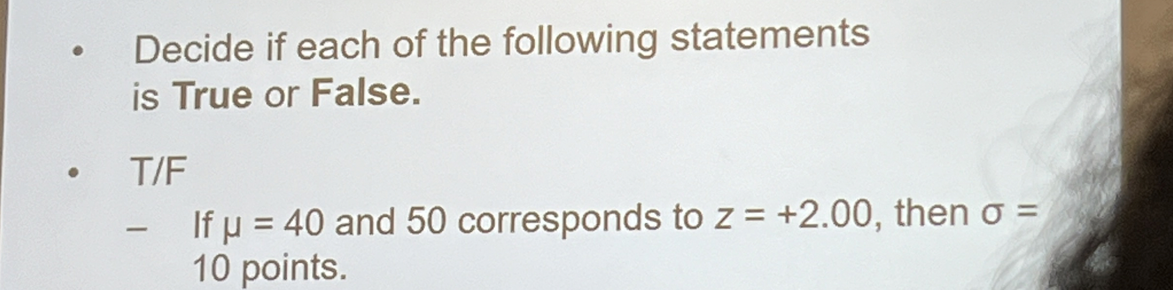 Solved Decide if each of the following statementsis True or | Chegg.com