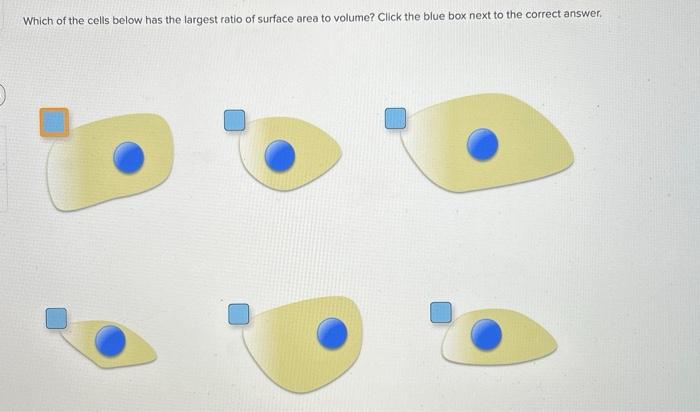 Which of the cells below has the largest ratio of | Chegg.com