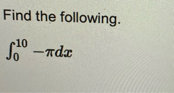 Solved Find the following. Solº - oda | Chegg.com