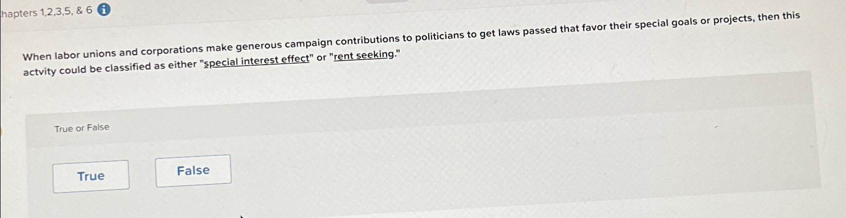Solved hapters 1,2,3,5, ﻿& 6 (i)When labor unions and | Chegg.com