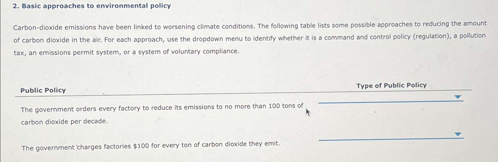 Solved Basic approaches to environmental | Chegg.com