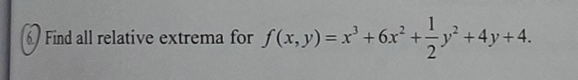 Solved Find all relative extrema for | Chegg.com