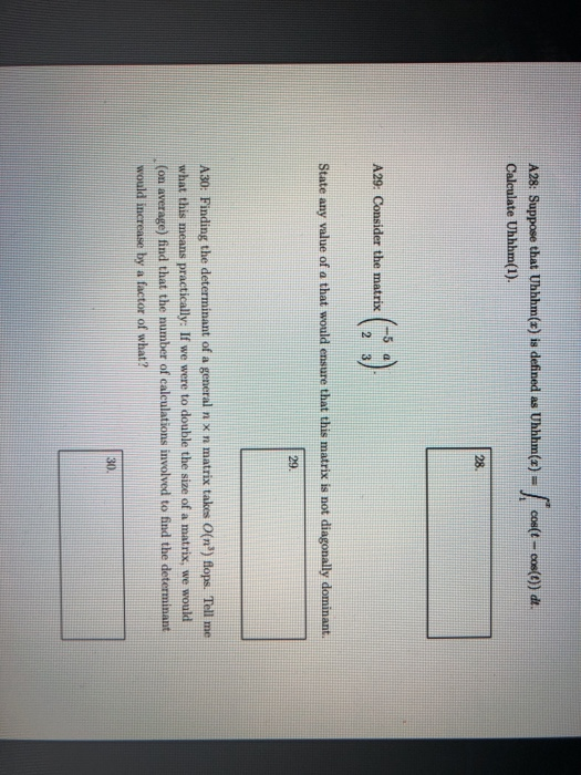 Solved A28: Suppose that Uhhhm(x) is defined as Uhhhm(z) – | Chegg.com