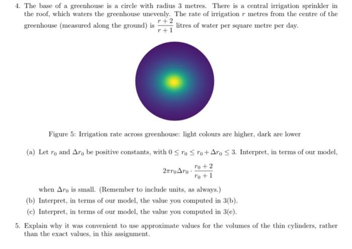 Solved 2. In this question, we'll approximate the volume of | Chegg.com
