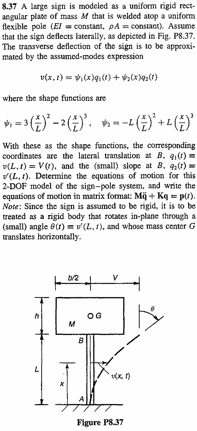 Solved solve this solution use Lagrange's equations of | Chegg.com