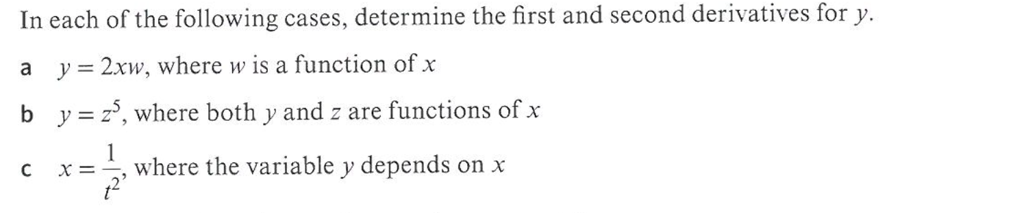 Solved In each of the following cases, determine the first | Chegg.com