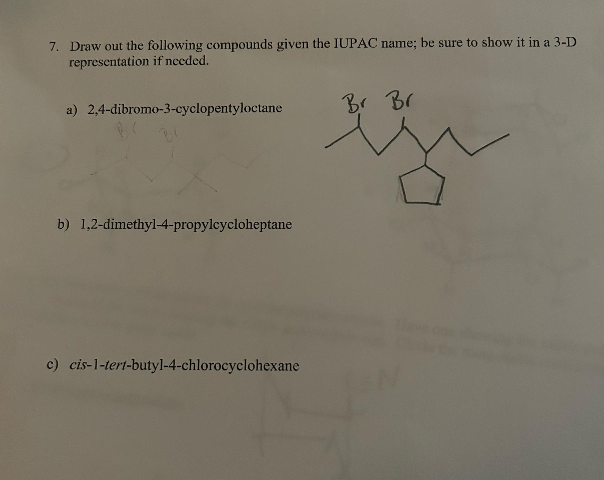 Solved Draw the folowing structures | Chegg.com Solved Draw the folowing structures | Chegg.com