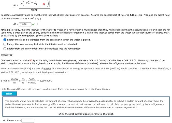 Solved sotution Conceptwalixe theryy iedues the water. | Chegg.com