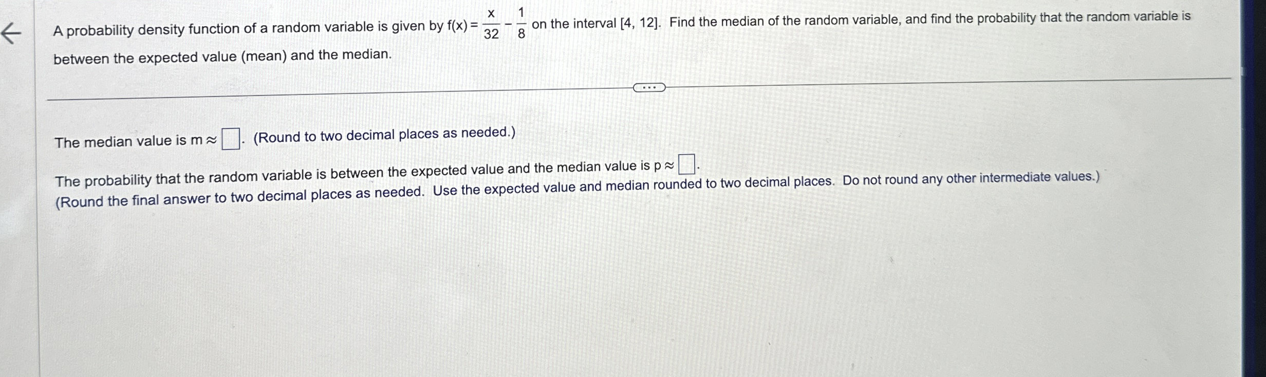 Solved A probability density function of a random variable | Chegg.com
