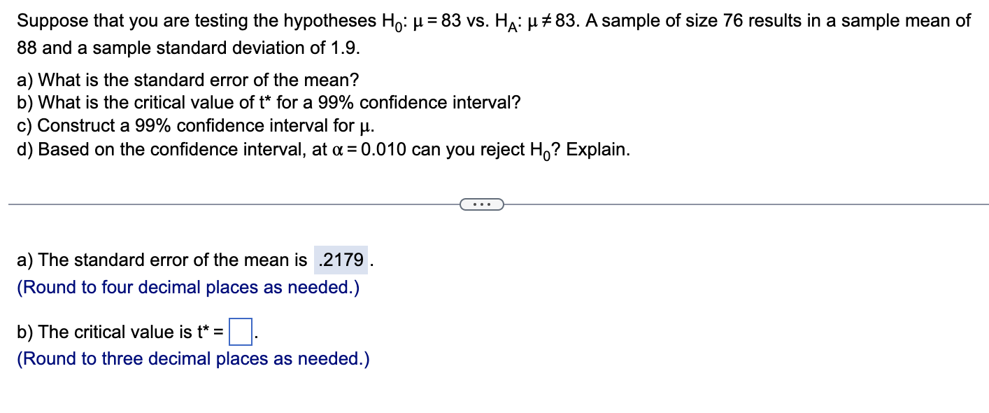 Solved Suppose that you are testing the hypotheses H | Chegg.com