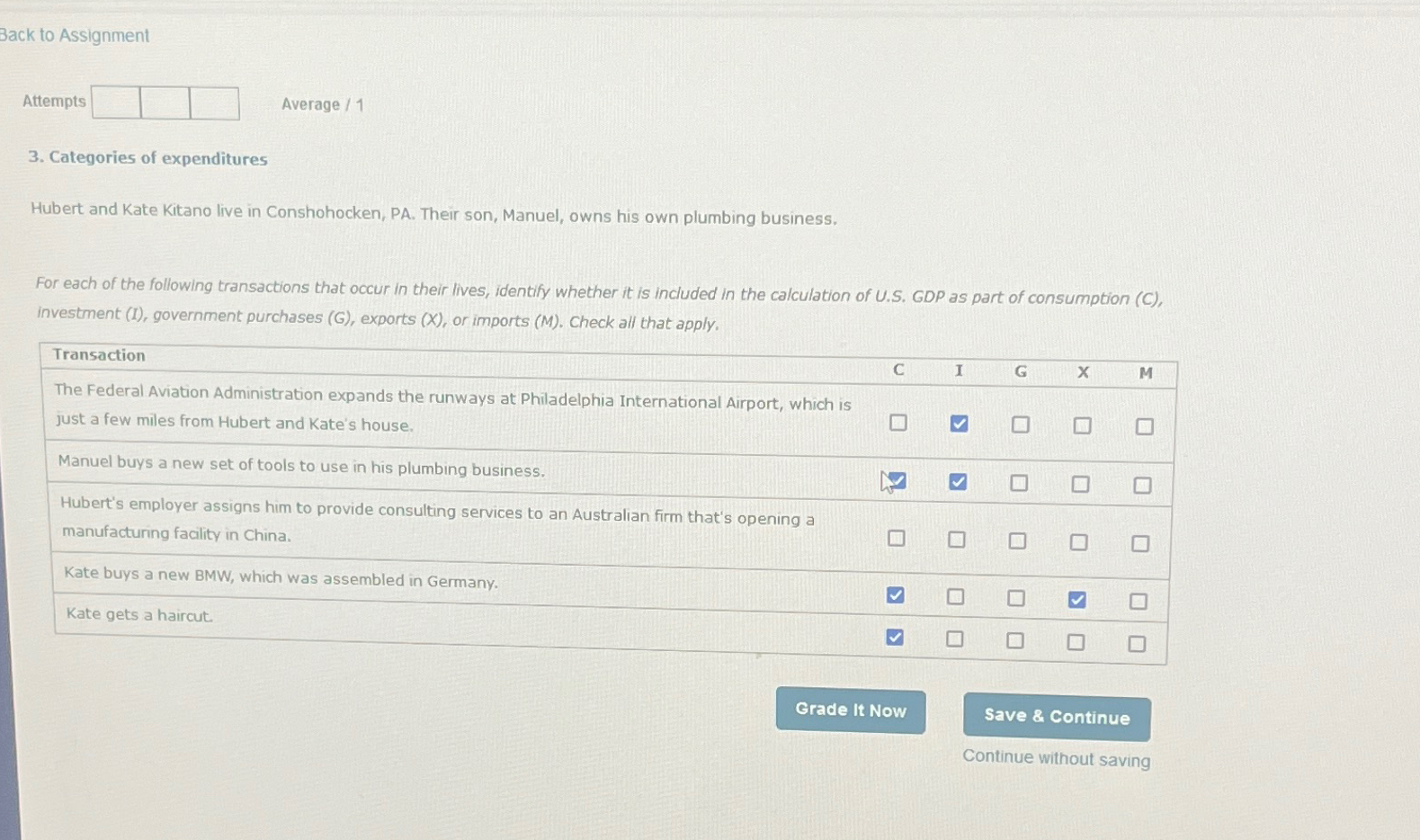 Solved Back to AssignmentAttemptsAverage ?13. ﻿Categories of | Chegg.com