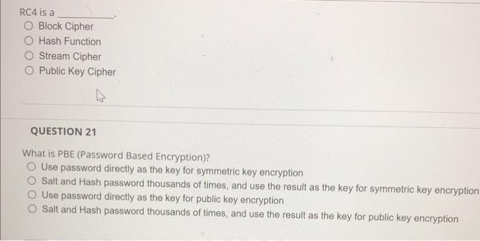 Solved Rc4 Is A Block Cipher Hash Function Stream Cipher 3620