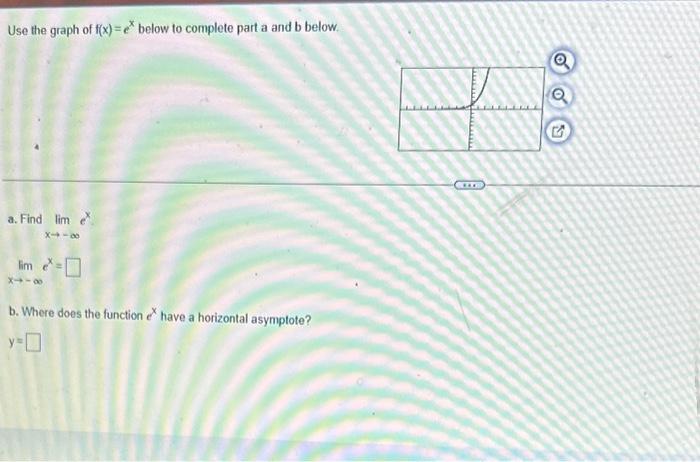 Solved Use the graph of f(x)=ex below to complete part a and | Chegg.com