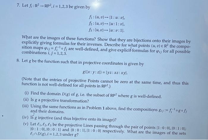7. Let fi:R2→R2,i=1,2,3 be given by | Chegg.com
